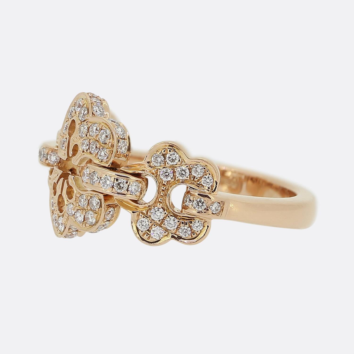 Boodles Triple Blossom Diamond Ring at 1stDibs