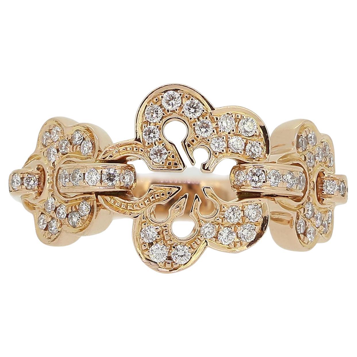 Boodles Triple Blossom Diamond Ring at 1stDibs