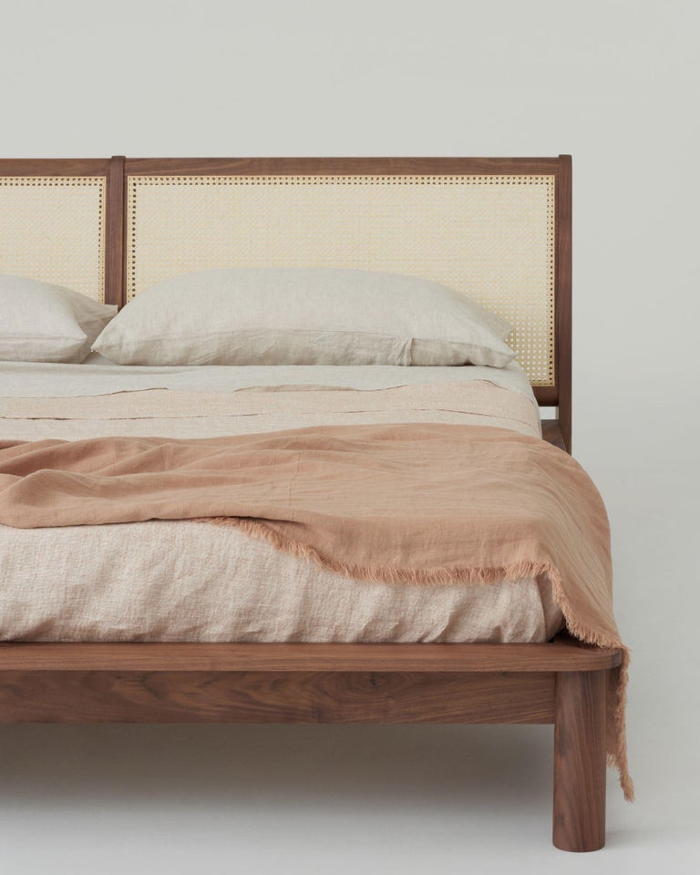 Booham Bed by Daniel Boddam, Walnut (Queen) For Sale at 1stDibs