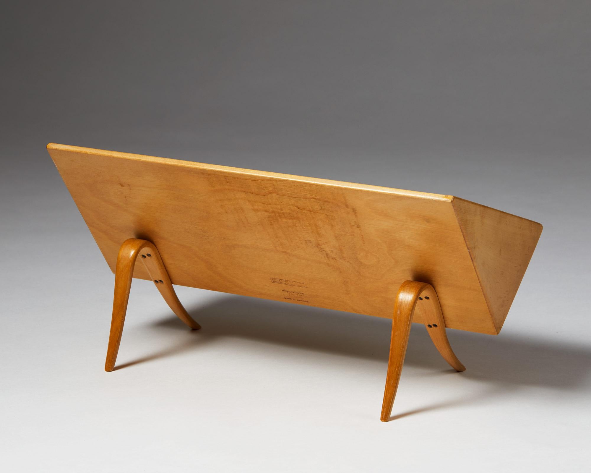 Book Cradle Designed by Bruno Mathsson for Karl Mathsson, Sweden, 1941 ...