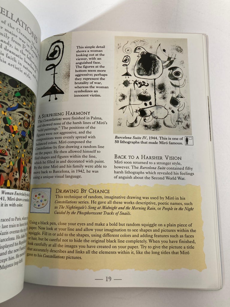 Famous Artists: Miro Life And Work Book For Sale at 1stDibs