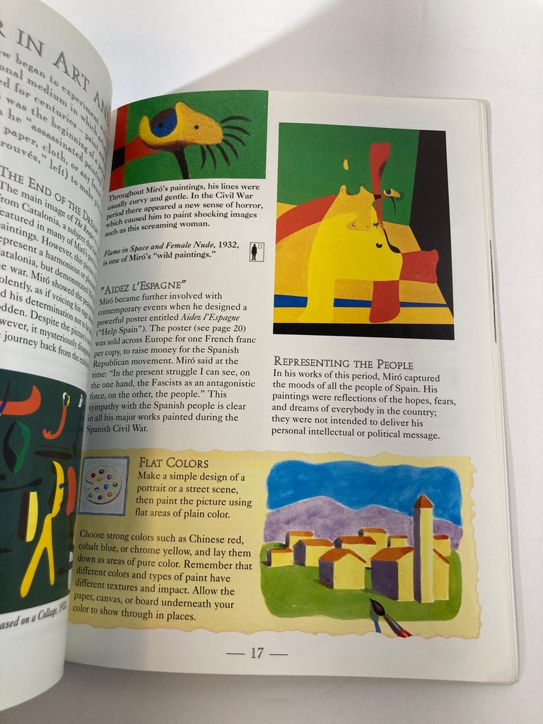 Famous Artists: Miro Life And Work Book For Sale at 1stDibs