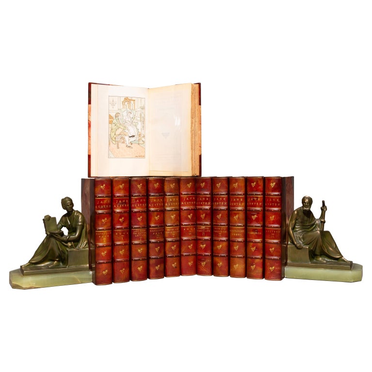 'Book Sets' 12 Volumes, Jane Austen, Complete Works at 1stDibs