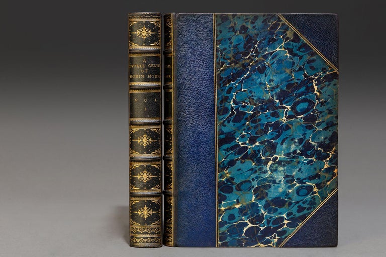 'Book Sets' 2 Volumes, John Mathew Gutch, A Lytell Geste of Robin Hode ...