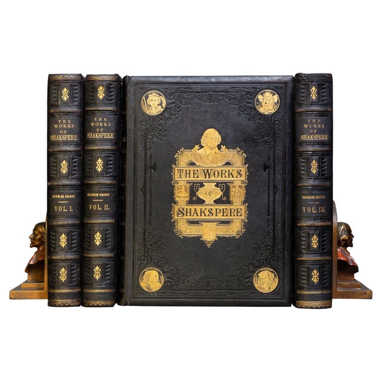 'Book Sets' 4 Volumes, William Shakespeare, The Complete Works at 1stDibs
