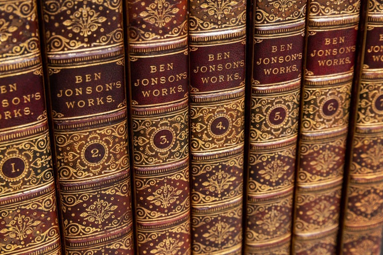 'Book Sets' 7 Volumes, Ben Johnson, the Complete Works at 1stDibs