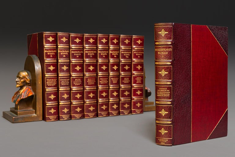 'Book Sets' 9 Volumes, William Shakespeare, The Complete Works at 1stDibs