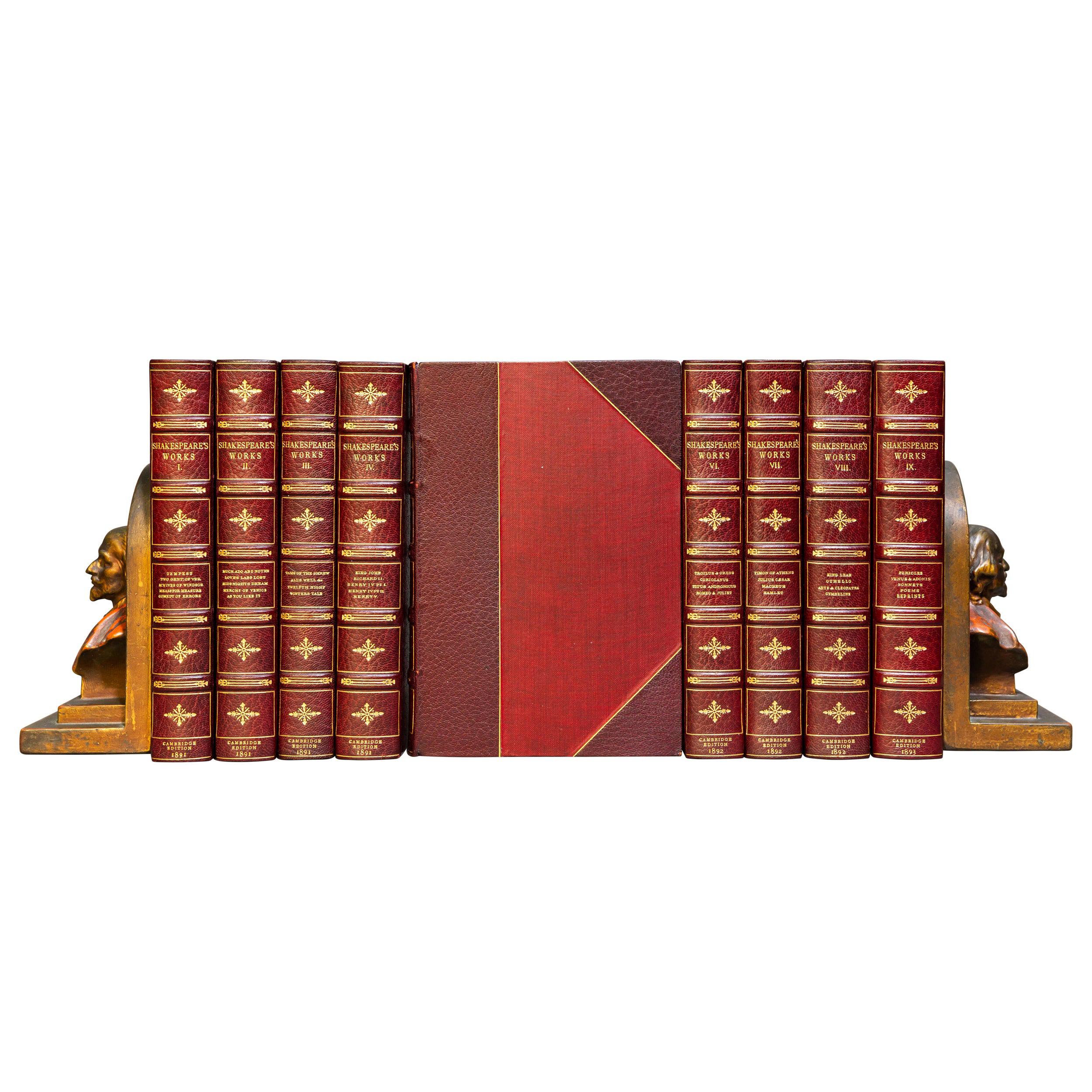 'Book Sets' 9 Volumes, William Shakespeare, The Complete Works at 1stDibs
