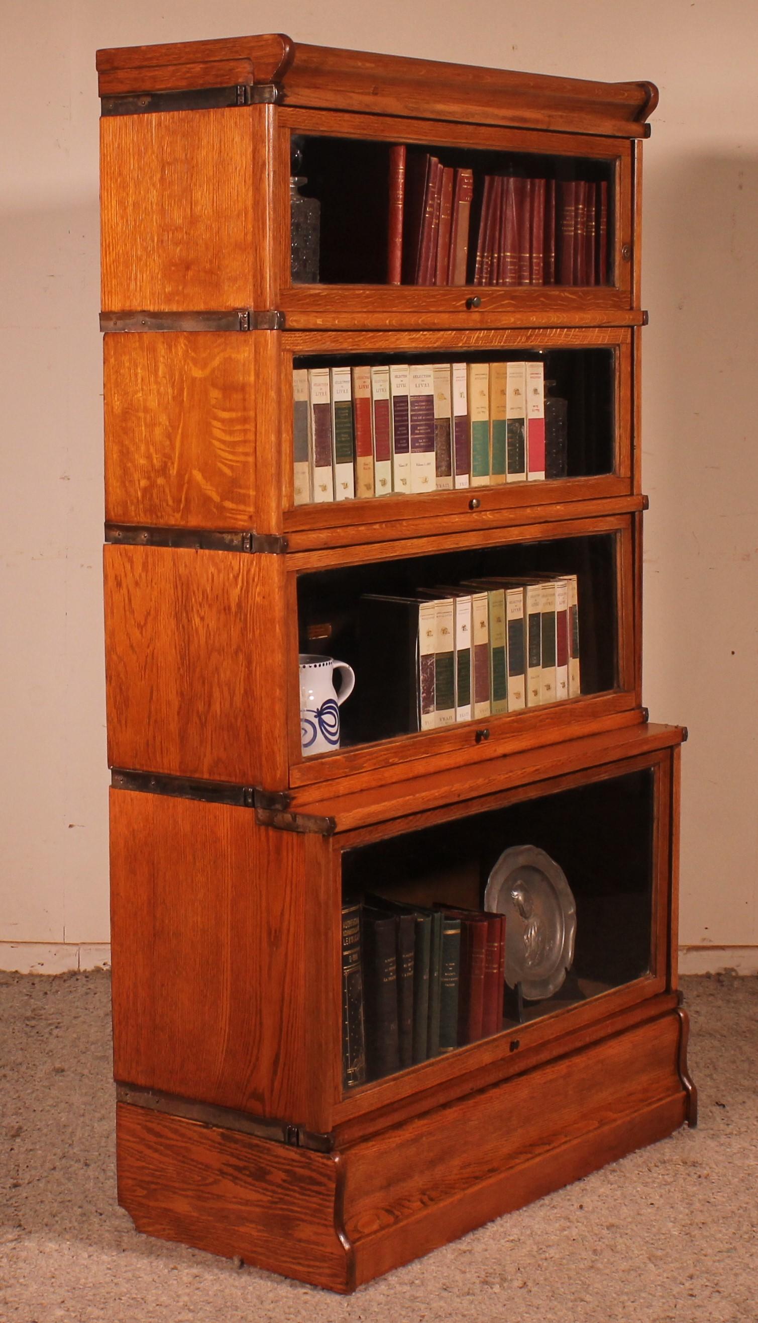 Bookcase Called Stacking Bookcase in Oak of 4 Elements with an Advanced ...