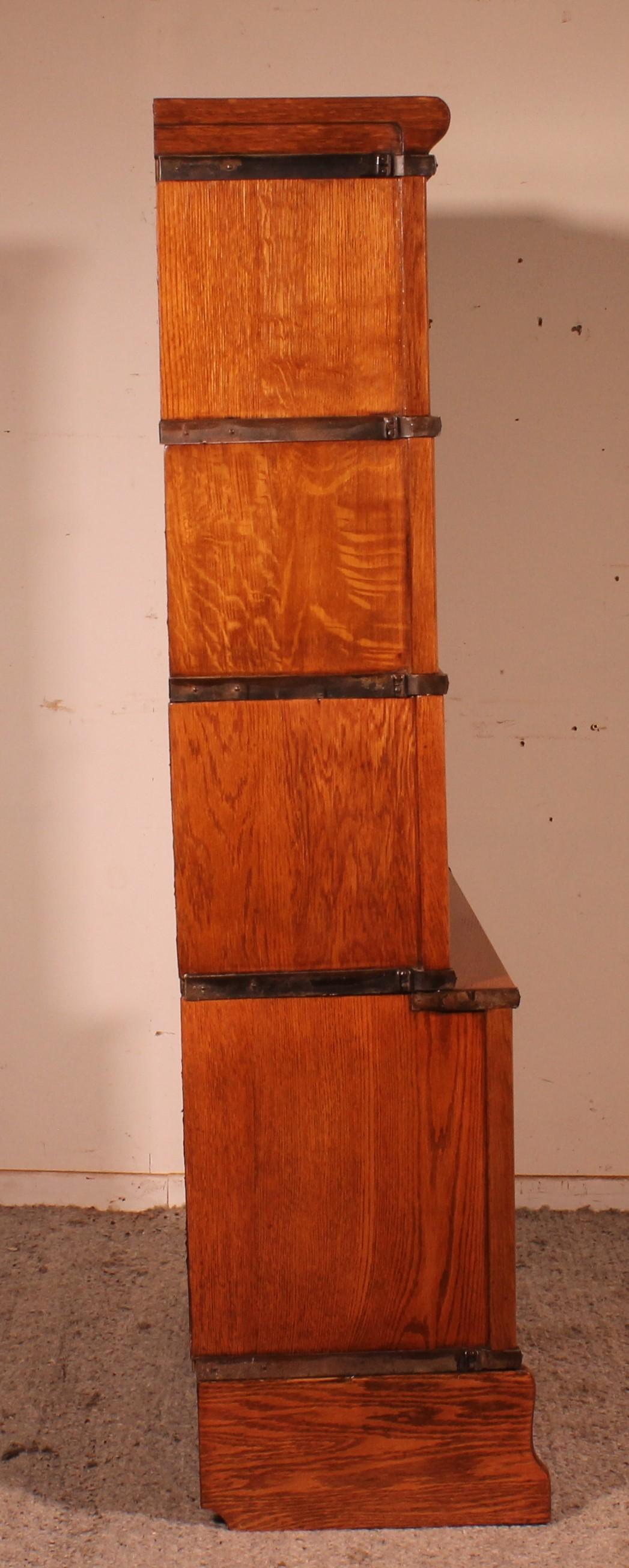 Bookcase Called Stacking Bookcase in Oak of 4 Elements with an Advanced ...