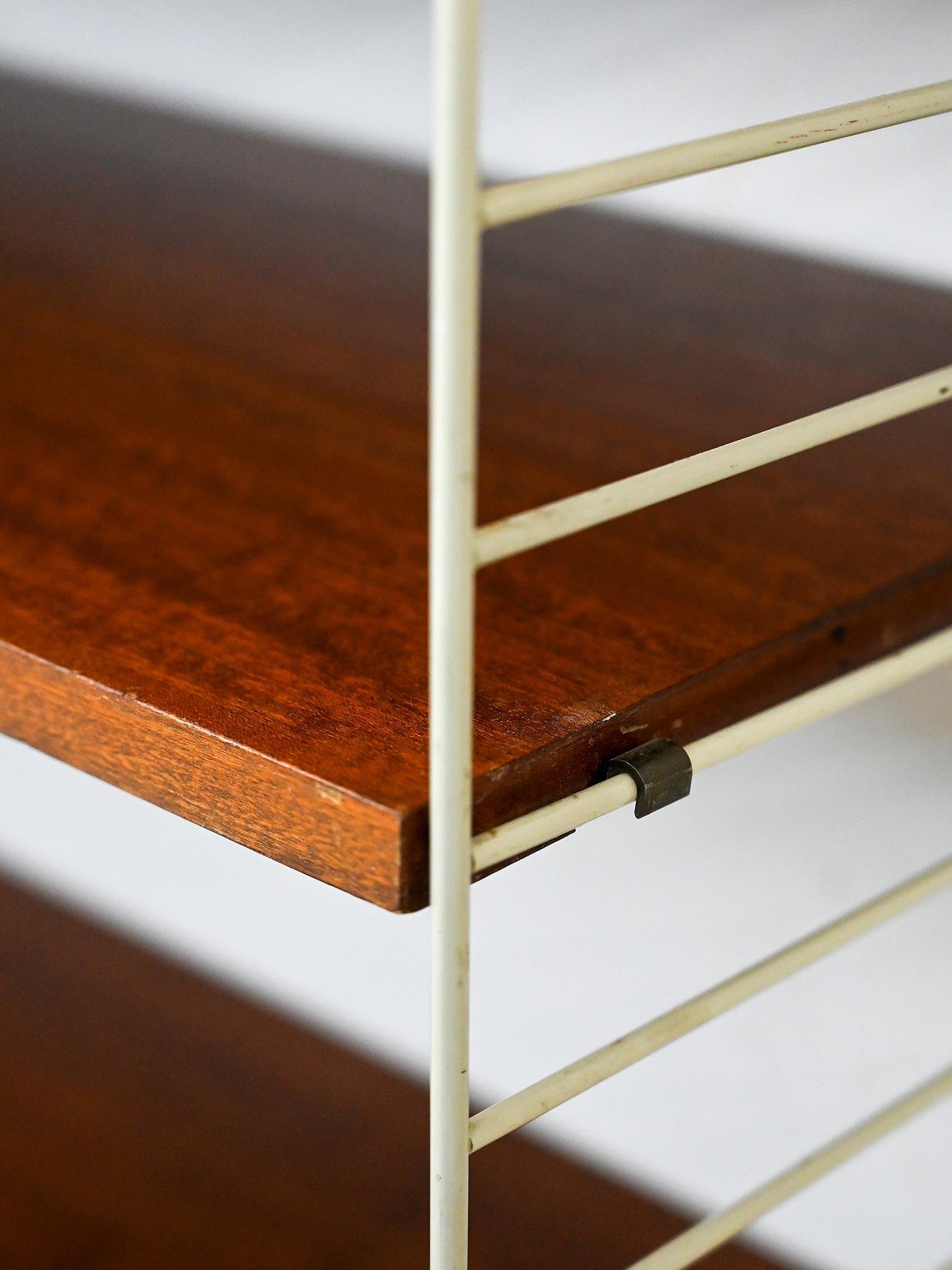 Bookcase with Metal Frame 'String' For Sale at 1stDibs