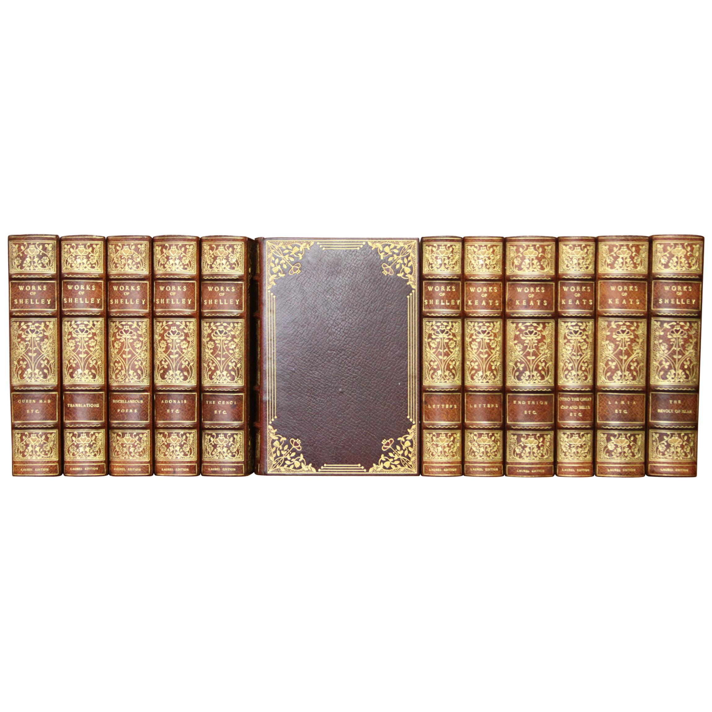 Books, John Keats and Percy B. Shelly, The Complete Works, Antique ...