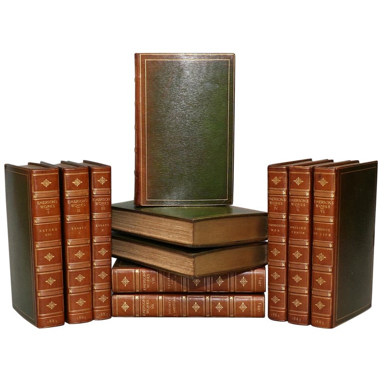 Books, Ralph Waldo Emerson's Complete Works at 1stDibs