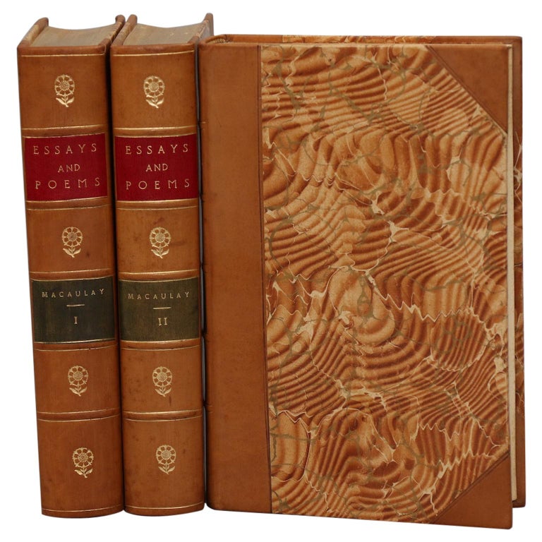 Books, The Essays and Poems of Thomas A. Macaulay at 1stDibs