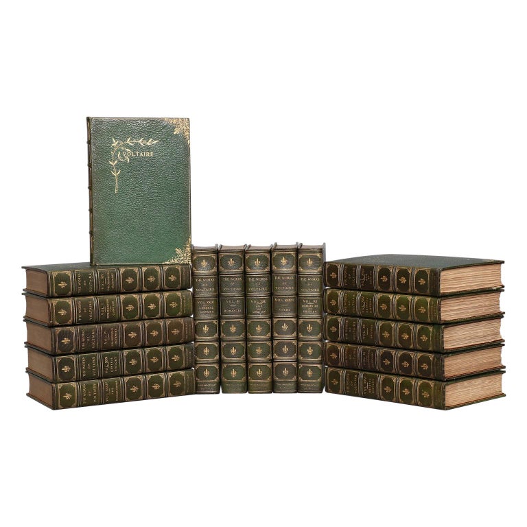 Books, The Works of Voltaire The Immortals' Edition at 1stDibs
