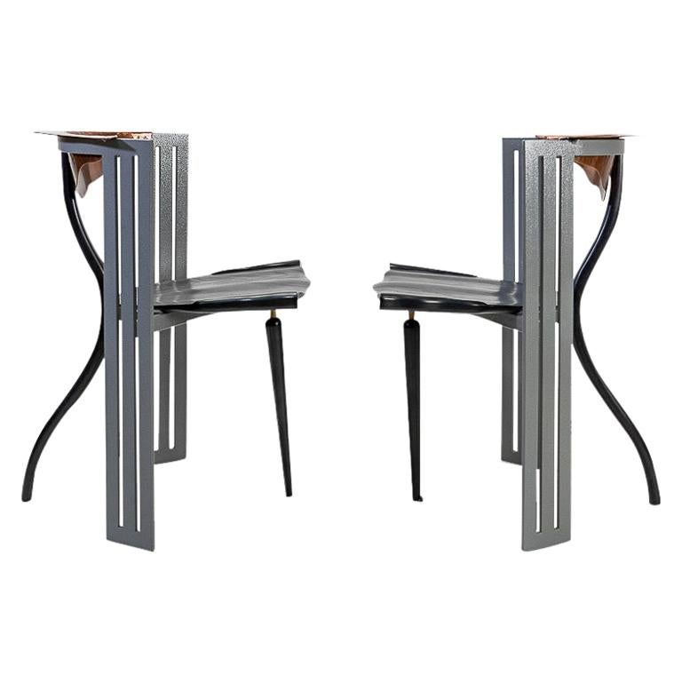 Borek Sipek, "Jansky" Chairs for Driade, Italy, 1980s at 1stDibs ...