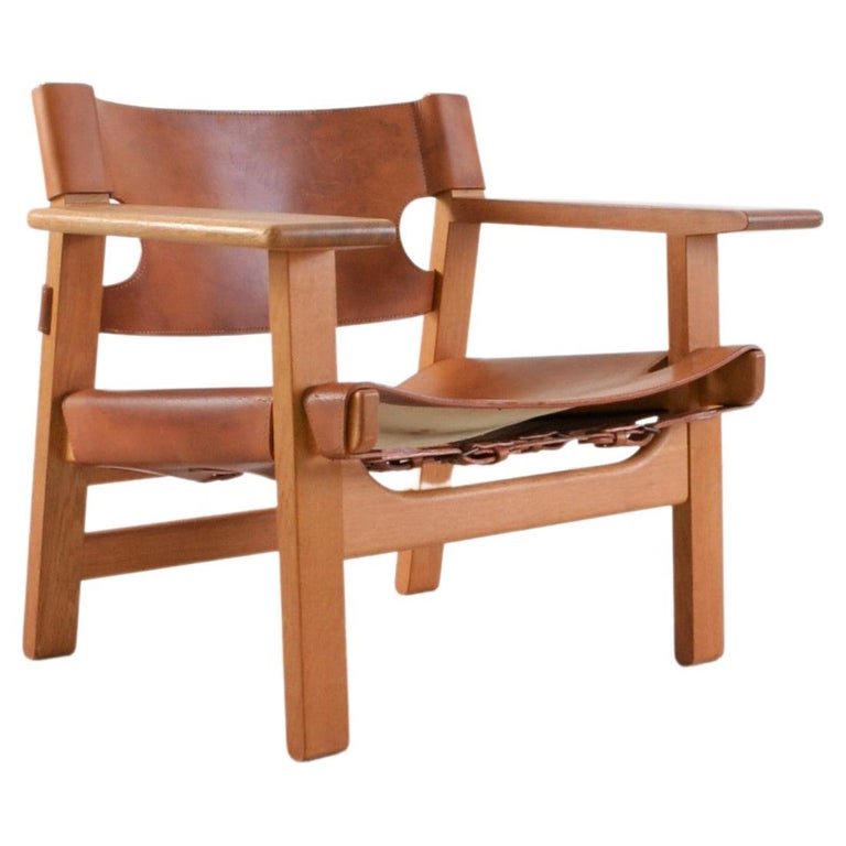 Borge Mogensen BM2226 Spanish Chair for Fredricia Stolenfabrik, Denmark ...