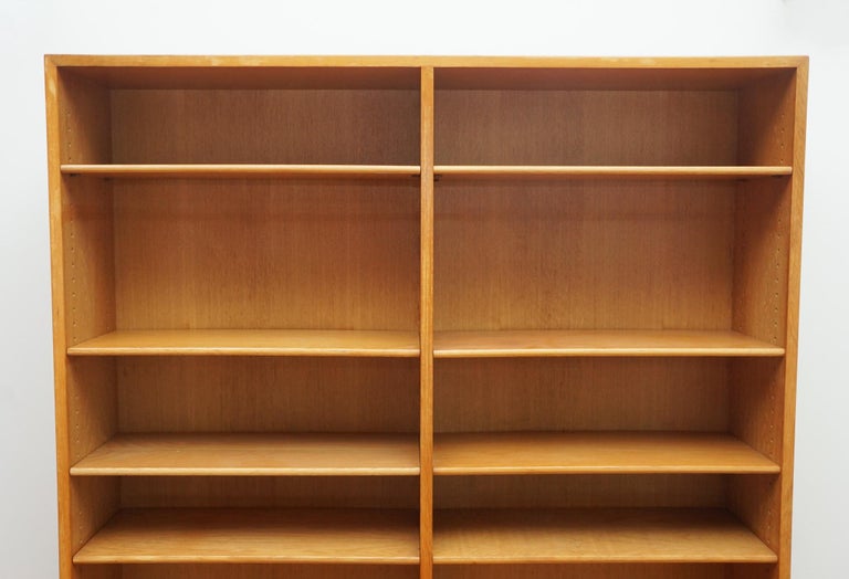 Set of Three Borge Mogensen Oak Bookcases For Sale at 1stDibs