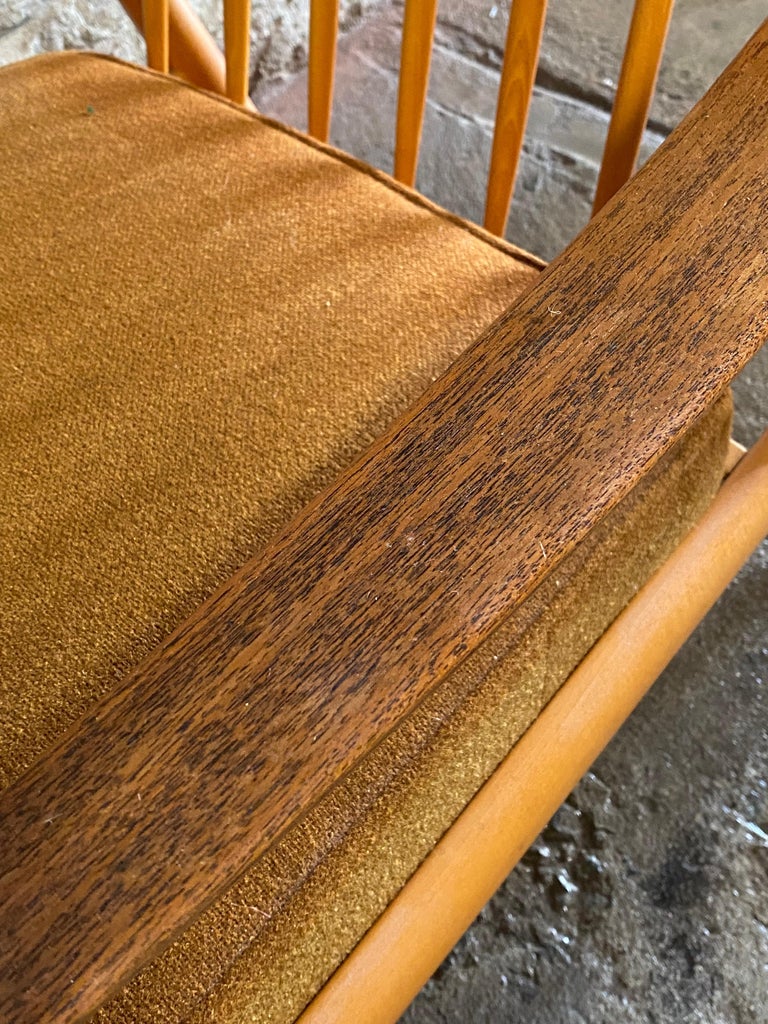 Borge Mogensen Spindle Back Teak and Beech Armchair at 1stDibs | mark ...