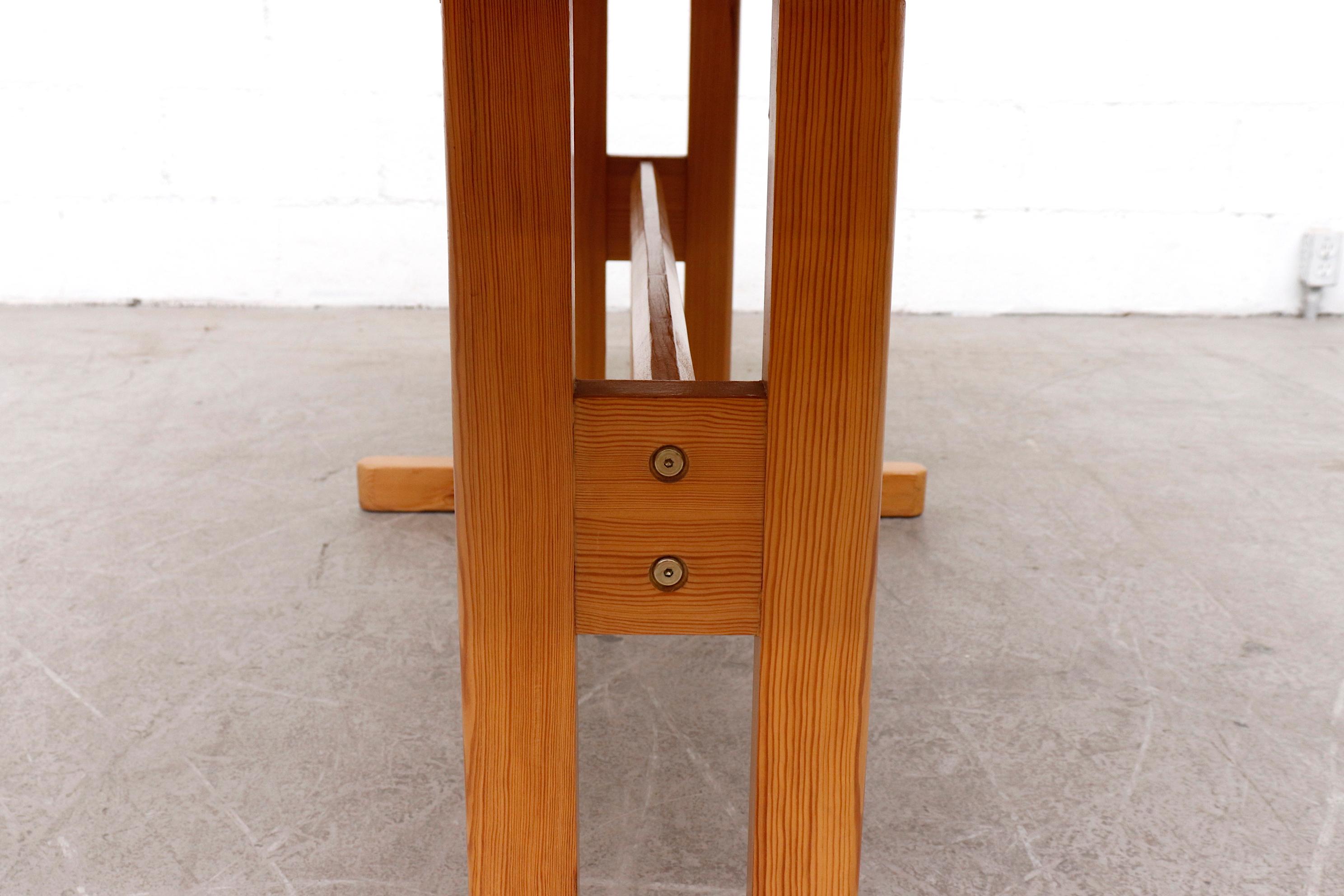 Borge Mogensen Style Pine Dining Table at 1stDibs