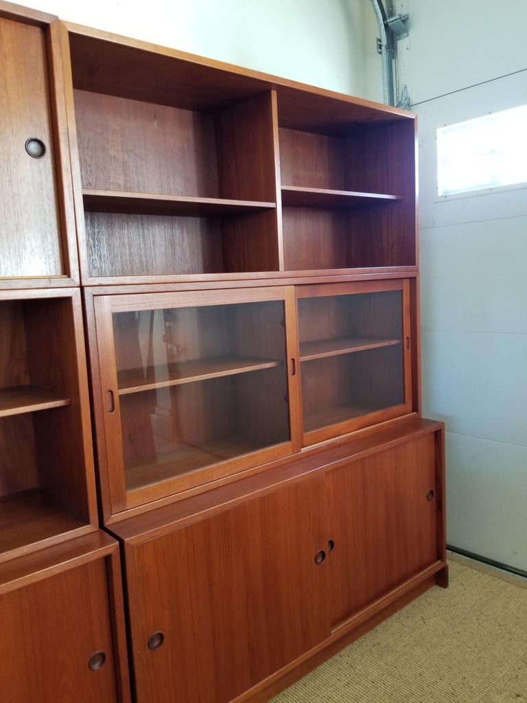 Borge Mogensen Teak Wall Unit / Bookcase For Sale at 1stDibs