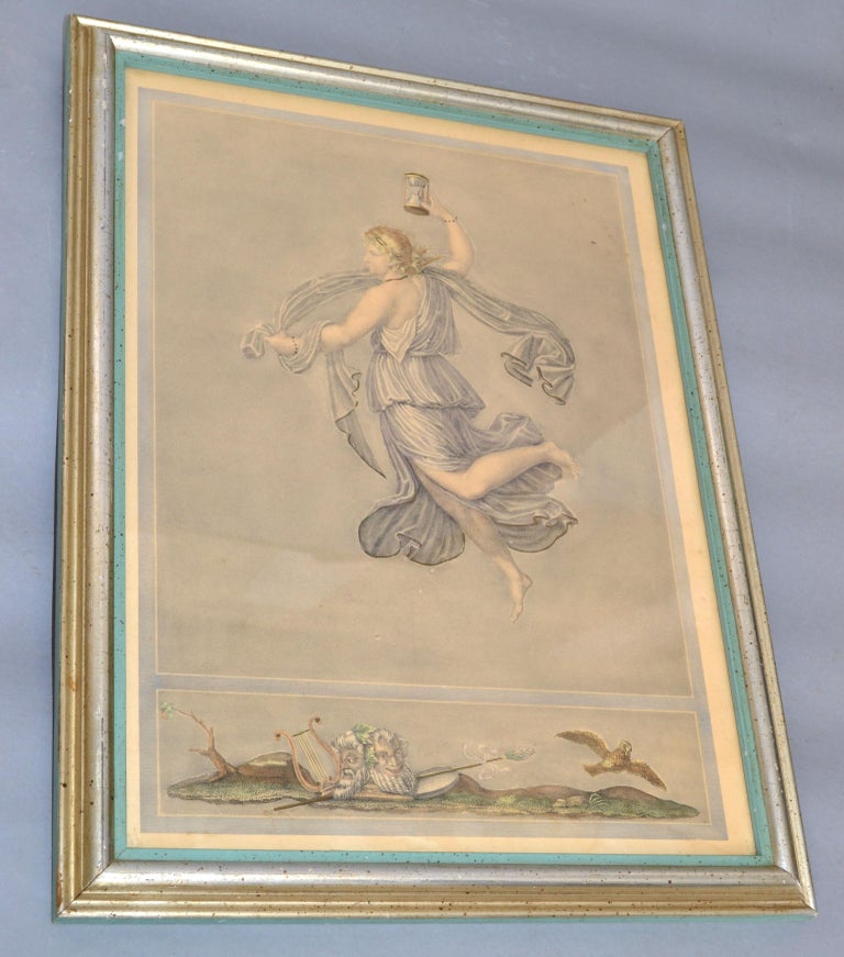 Borghese 1890 Steel Engraving Greco Roman Scene Bernard Picture Co. New ...