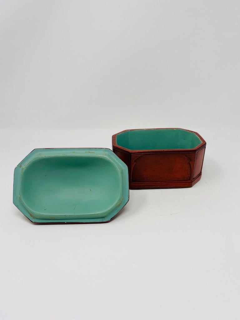 Borghese Italian Ceramic Box For Sale at 1stDibs