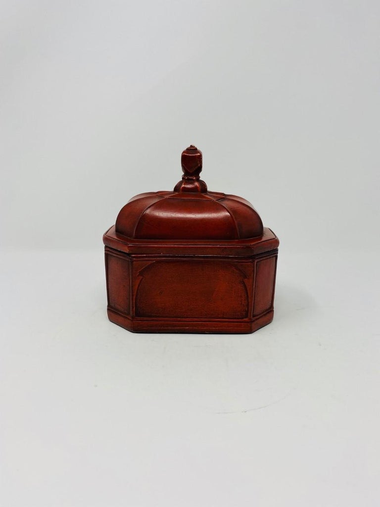 Borghese Italian Ceramic Box For Sale at 1stDibs