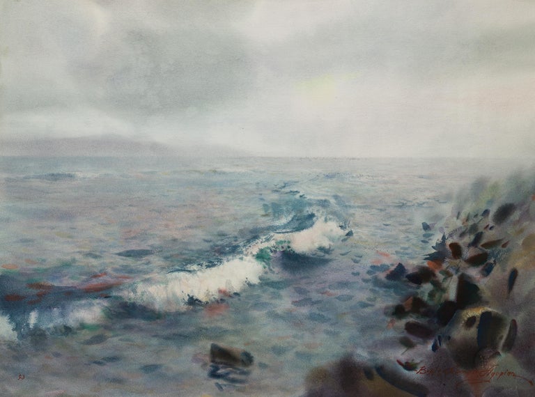 Boris Akopian - Rain on the Midtheran Sea For Sale at 1stDibs