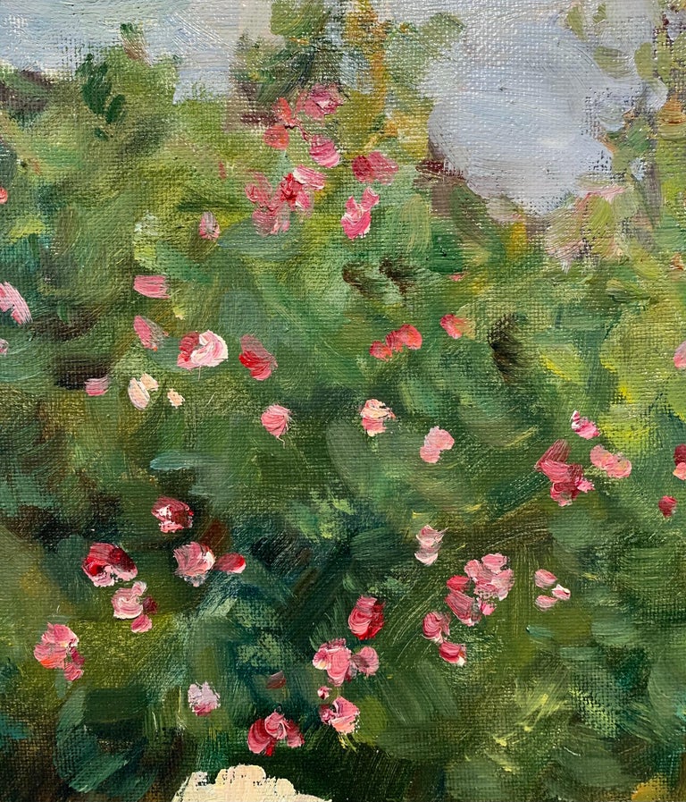 Boris LAVRENKO - "White Peonies" Oil cm. 70 x 60 1980 For Sale at 1stDibs