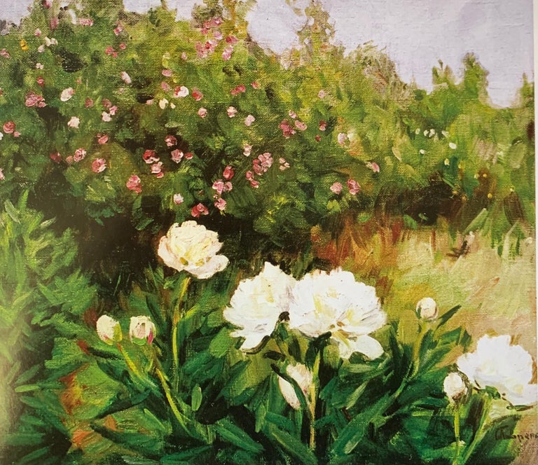 Boris LAVRENKO - "White Peonies" Oil cm. 70 x 60 1980 For Sale at 1stDibs