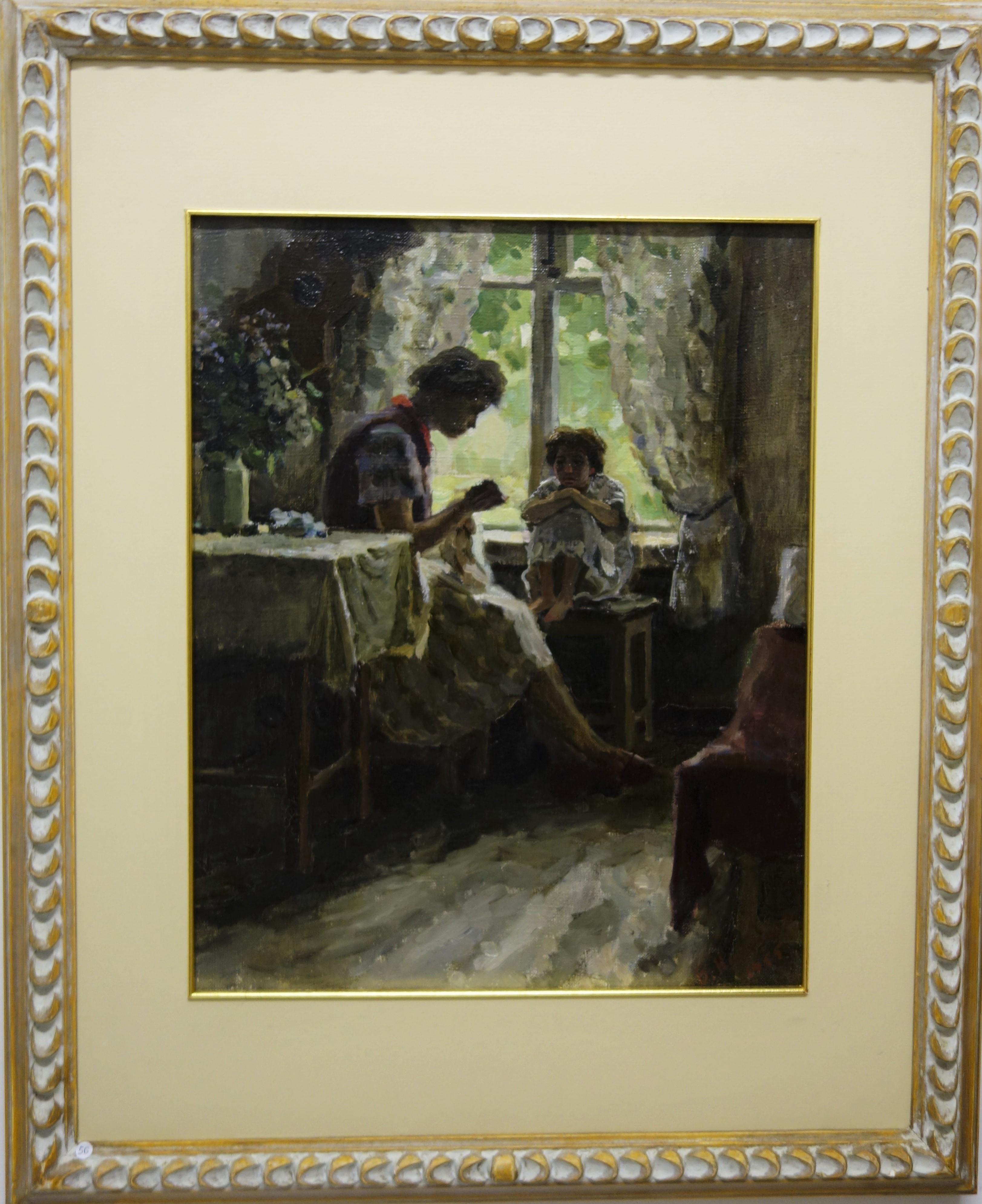 Aleksei and Sergei Tkachev - "The braid " Mother's Day,Little Girl ...