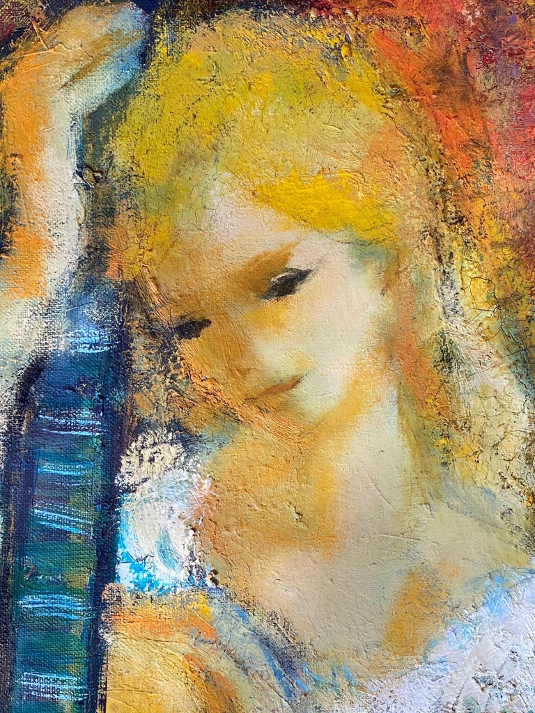 Boris Simon - “Girl with Guitar” For Sale at 1stDibs