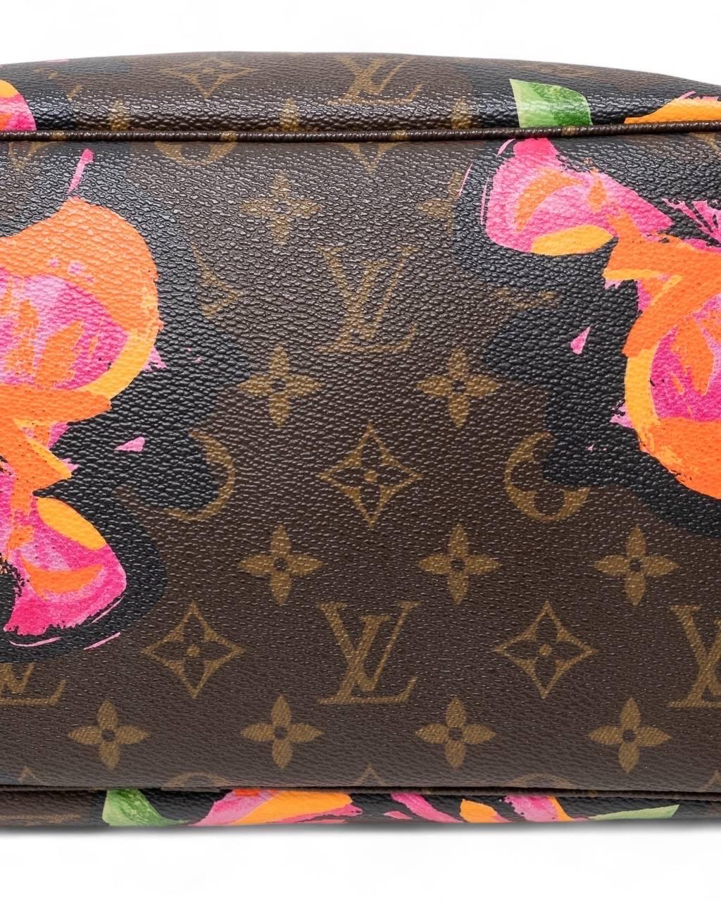 Borsa A Spalla Louis Vuitton x Takashi Murakami Neverfull MM Roses L.E ...