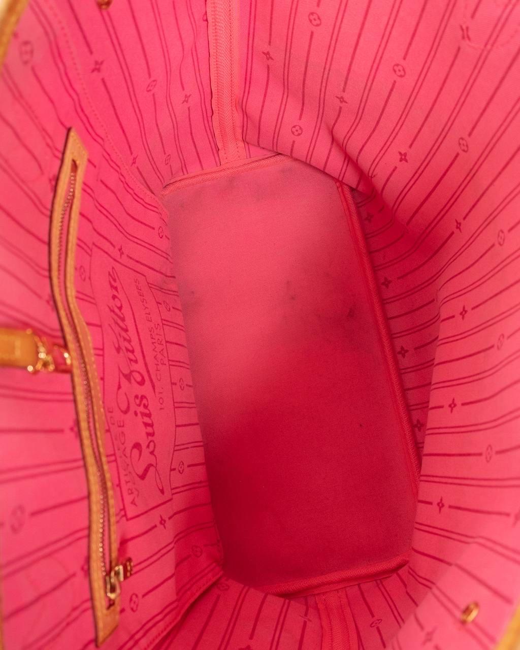 Borsa A Spalla Louis Vuitton x Takashi Murakami Neverfull MM Roses L.E ...
