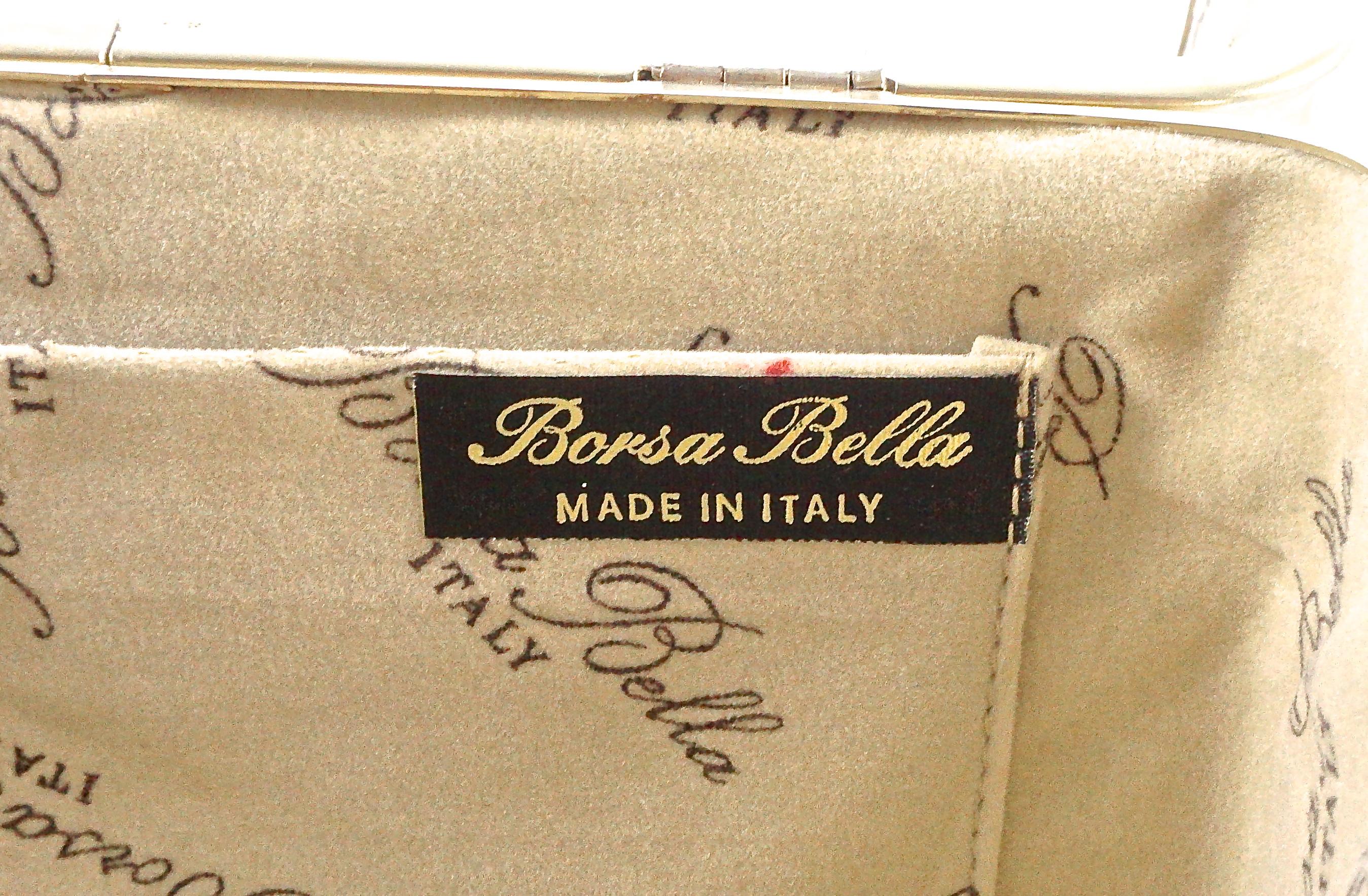Borsa Bella Italy Cream Yellow Train Box Bag with Gold Tone Trim, circa ...