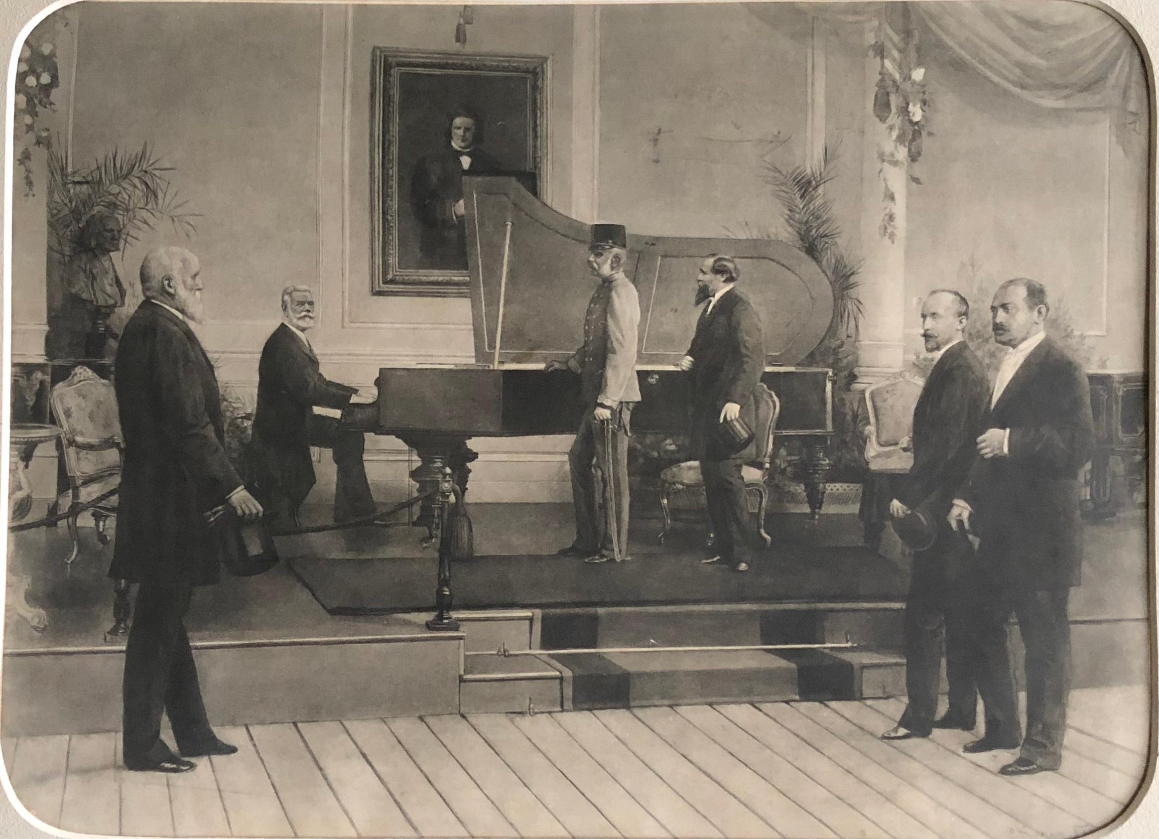 Bosendorfer Grand Piano Poster Advertisement, Lithography Karl Karger ...