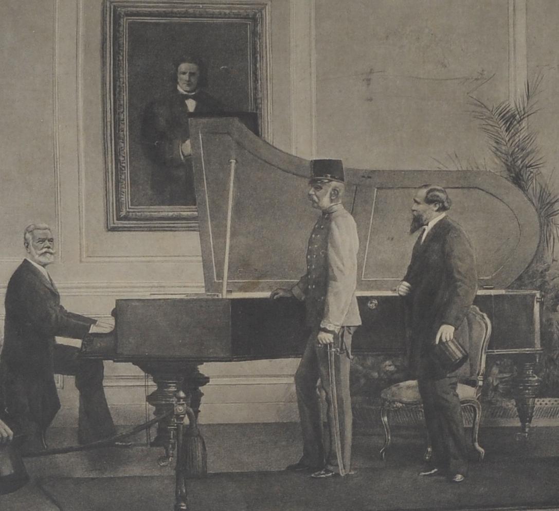 Bosendorfer Grand Piano Poster Advertisement, Lithography Karl Karger ...