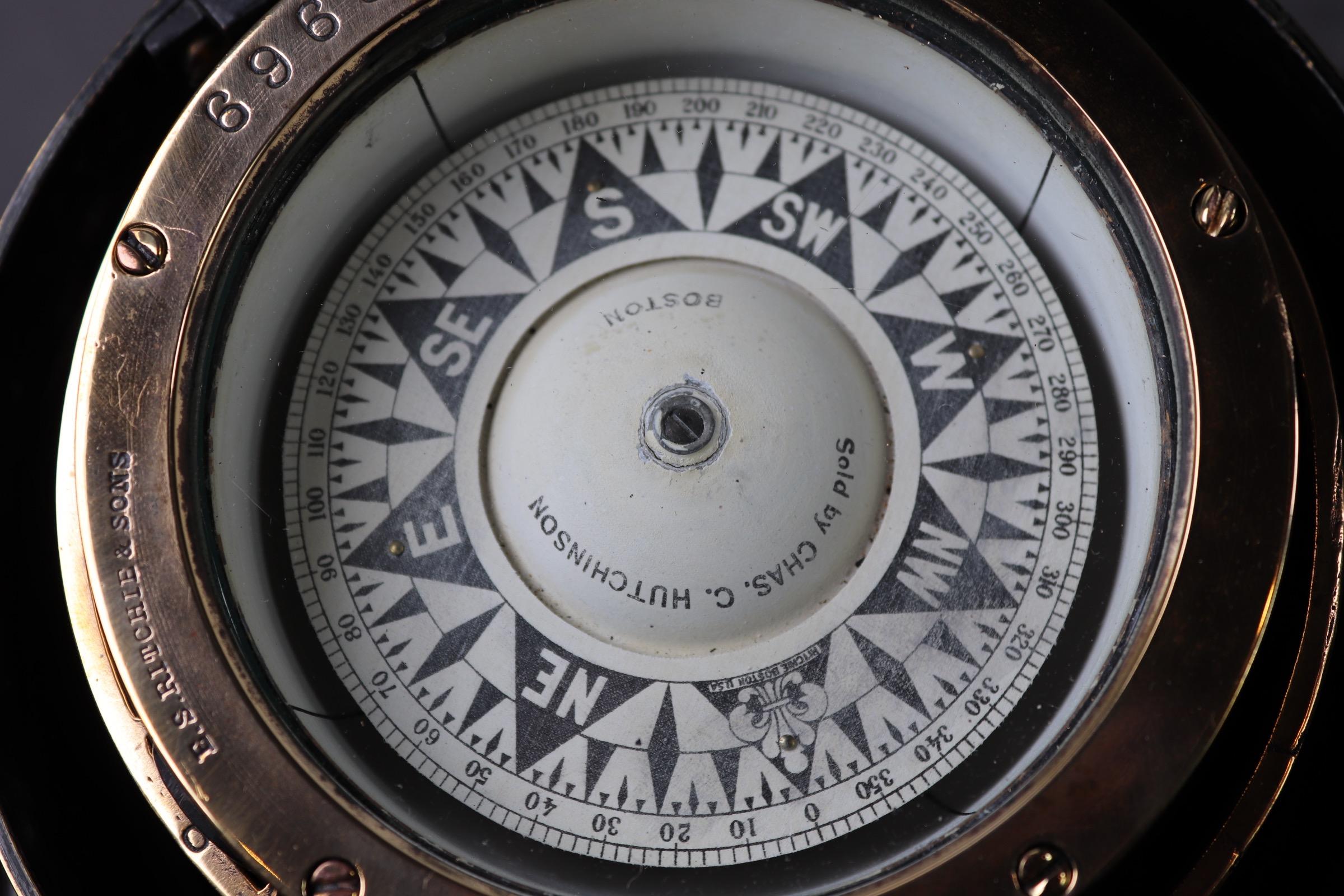 Boston Made Yacht Binnacle Compass For Sale at 1stDibs