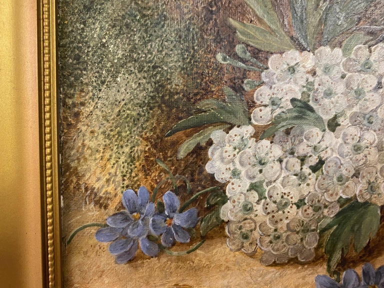 Botanical Still Life Oil On Canvas By Vincent Clare For Sale at 1stDibs