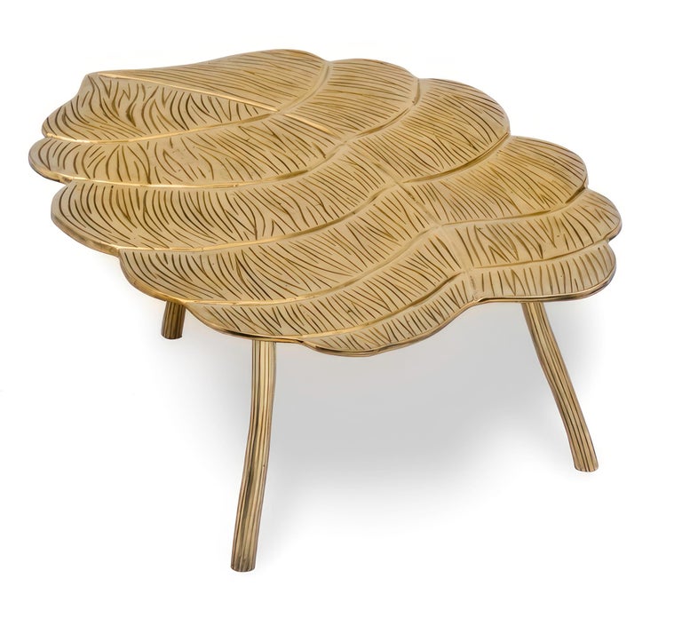 Botanico Biomorphic Bronze Coffee Table by Newel Modern For Sale at 1stDibs