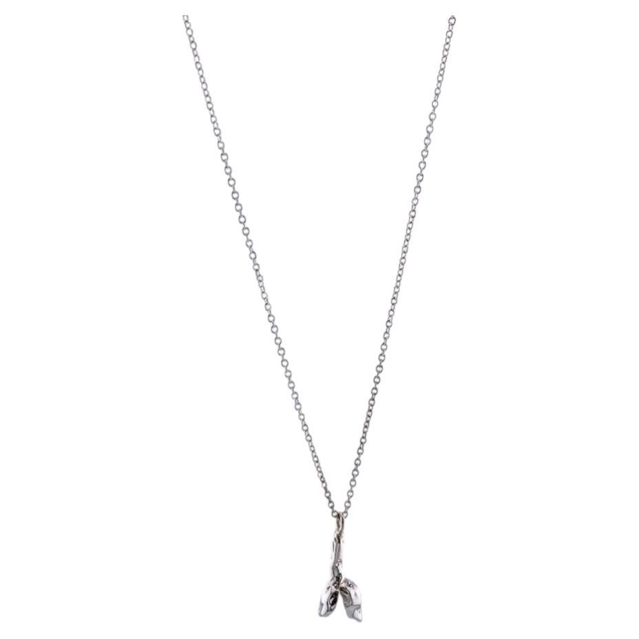 Contemporary Uncut Silver Amorfo Pendant Necklace by xMartaja, Mexico ...