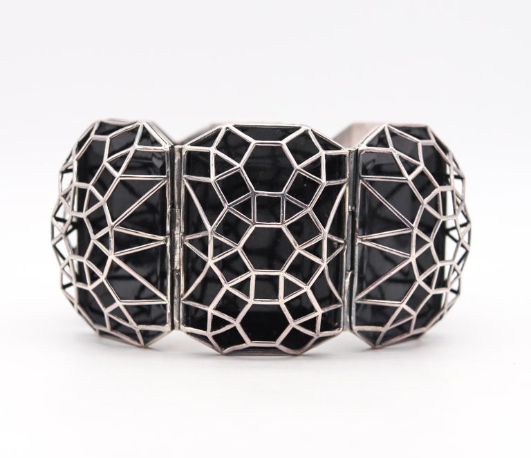 Bottega Veneta 2012 By Tomas Maier 3-D Bracelet In Sterling Silver And ...