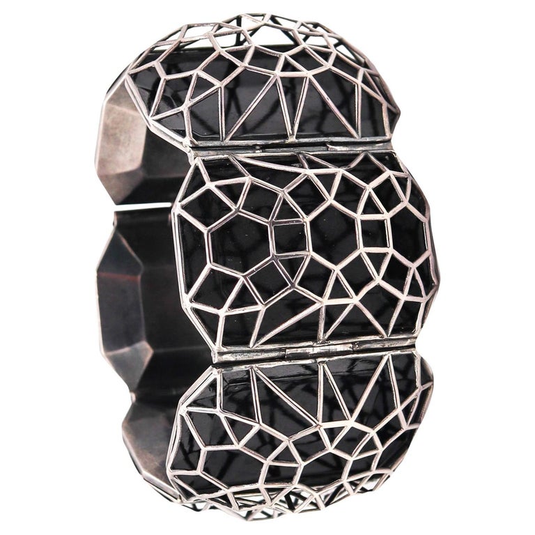 Bottega Veneta 2012 By Tomas Maier 3-D Bracelet In Sterling Silver And ...