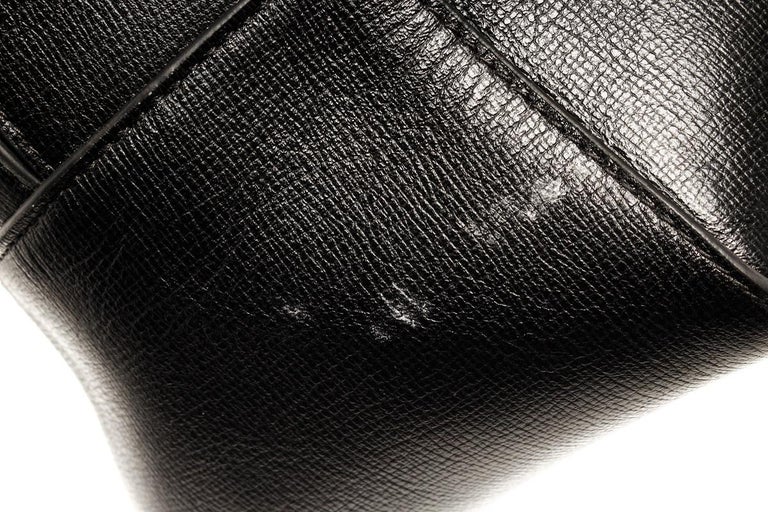 Bottega Veneta Black Leather Open Tote Bag For Sale at 1stDibs