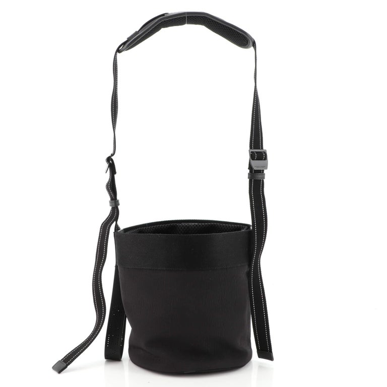 Bottega Veneta Bucket Bag Nylon with Mesh For Sale at 1stDibs