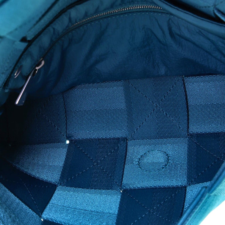 Bottega Veneta Cassette Crossbody Bag Maxi Intrecciato Fabric at 1stDibs