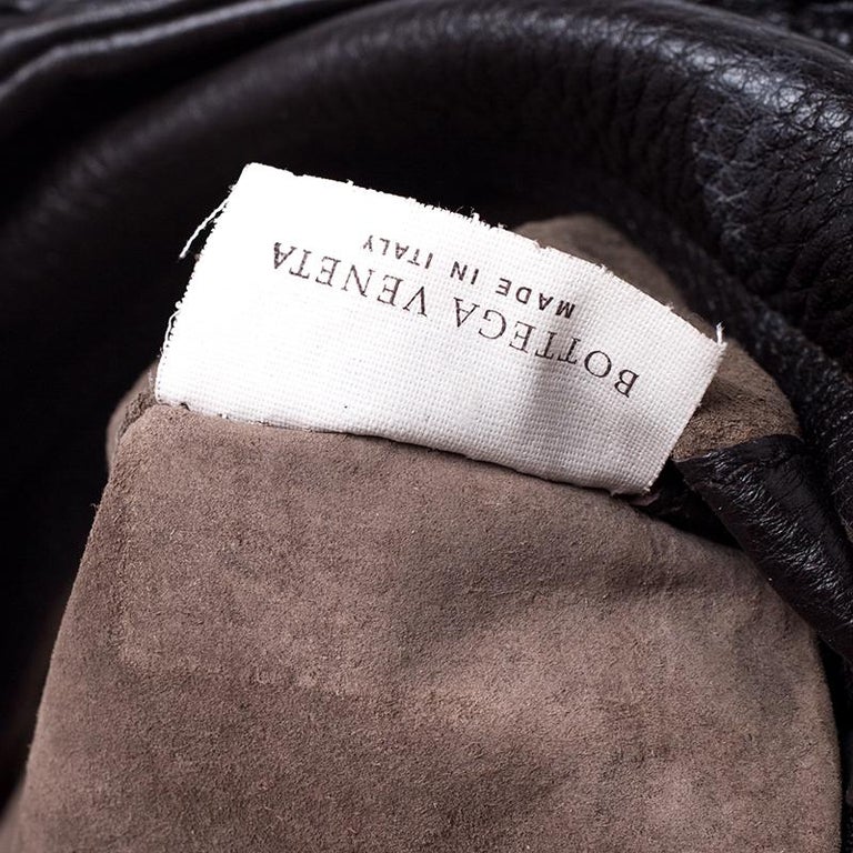 Bottega Veneta Dark Brown Cervo Leather Large Baseball Hobo at 1stDibs