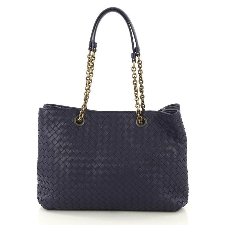 Bottega Veneta Double Chain Tote Intrecciato Nappa Medium at 1stDibs ...