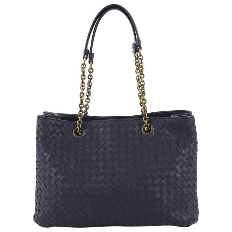 Bottega Veneta Double Chain Tote Intrecciato Nappa Medium at 1stDibs ...